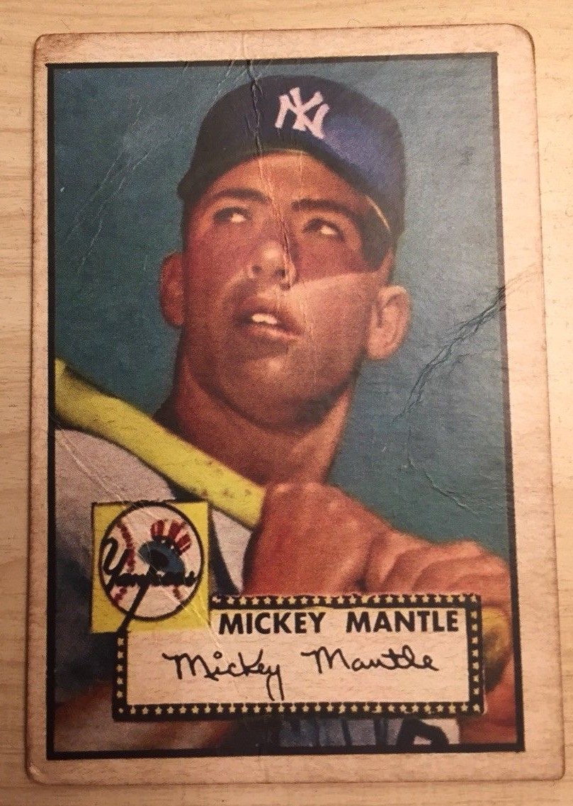 1952 Topps Mickey Mantle Counterfeit Guide | BBC Emporium